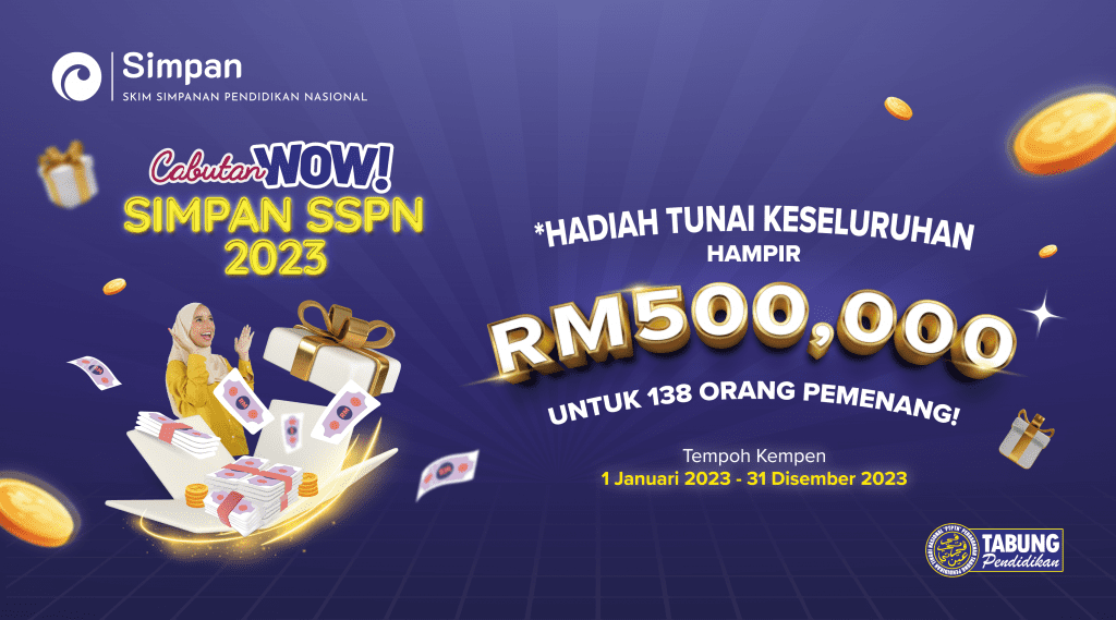 PTPTN - Cabutan WOW! Simpan SSPN 2023