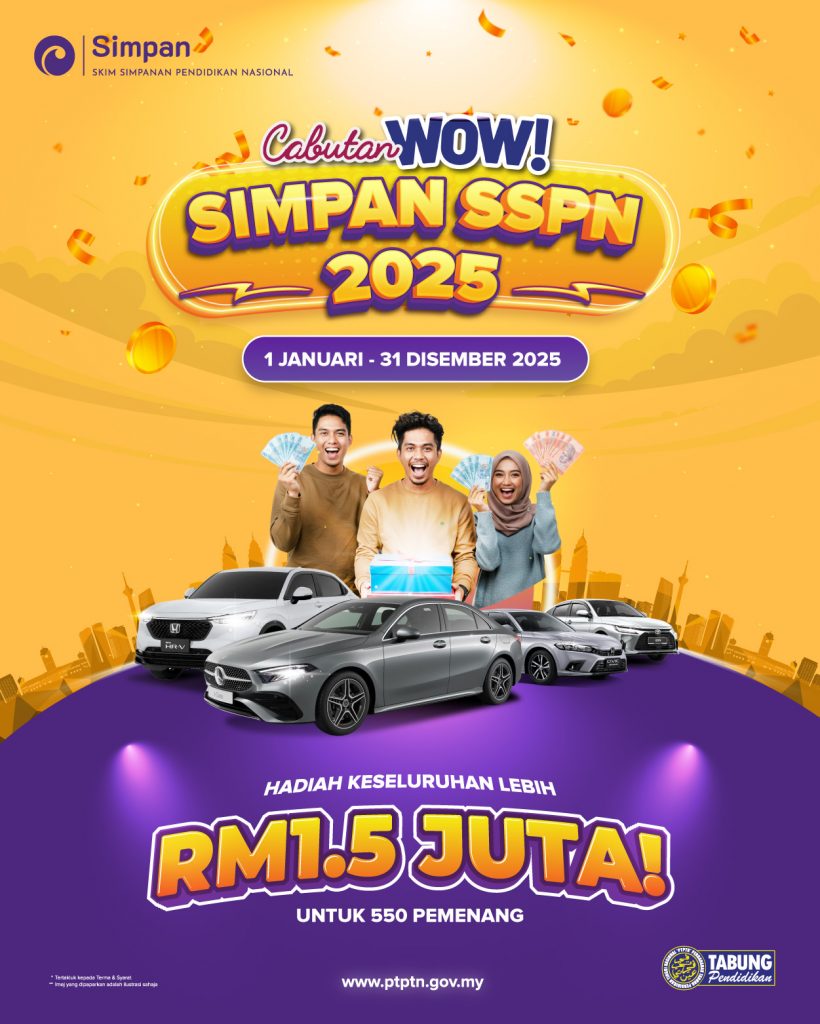 PTPTN - Cabutan WOW! Simpan SSPN 2025