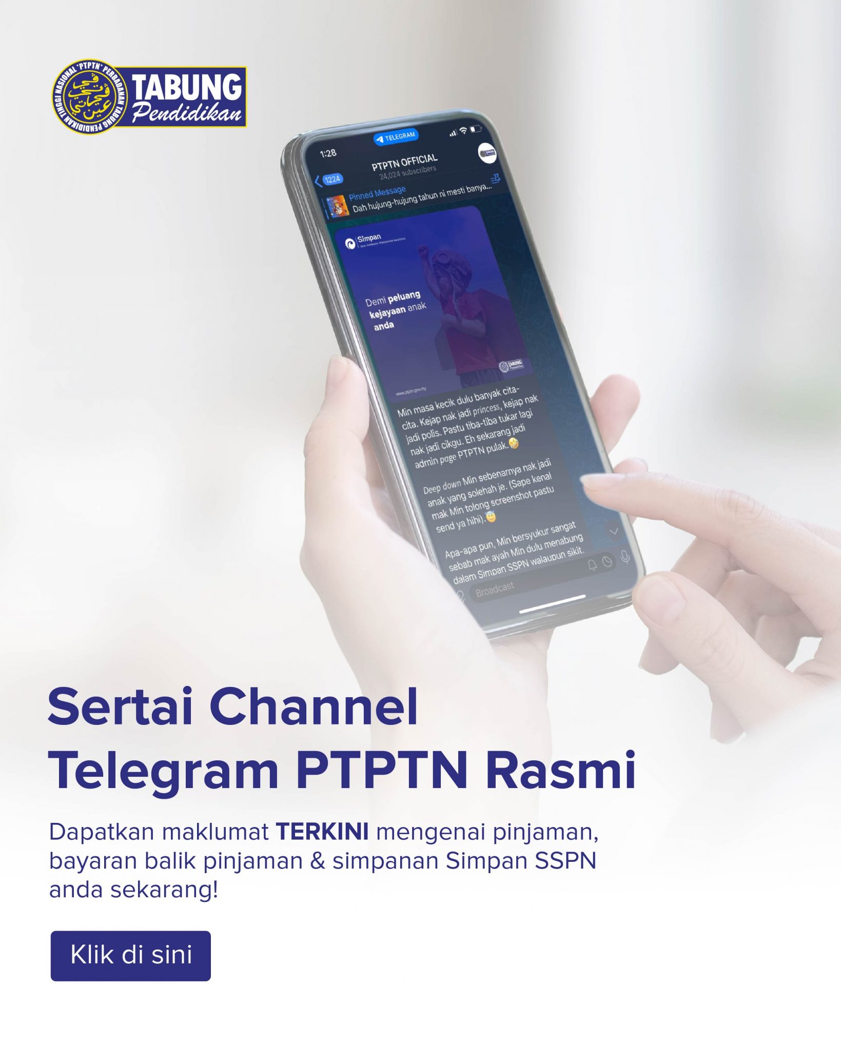 Portal Rasmi PTPTN - Aplikasi myPTPTN Mudahkan Pelanggan