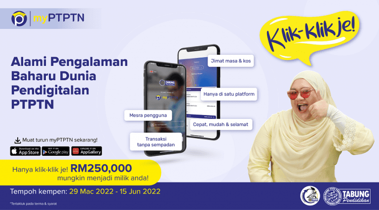 Portal Rasmi PTPTN - Aplikasi myPTPTN Mudahkan Pelanggan