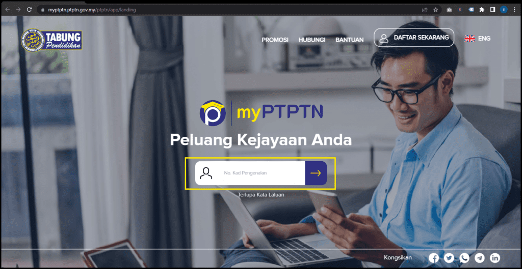 Portal Rasmi PTPTN - 7 Langkah Bayaran Balik Pinjaman PTPTN Menggunakan ...