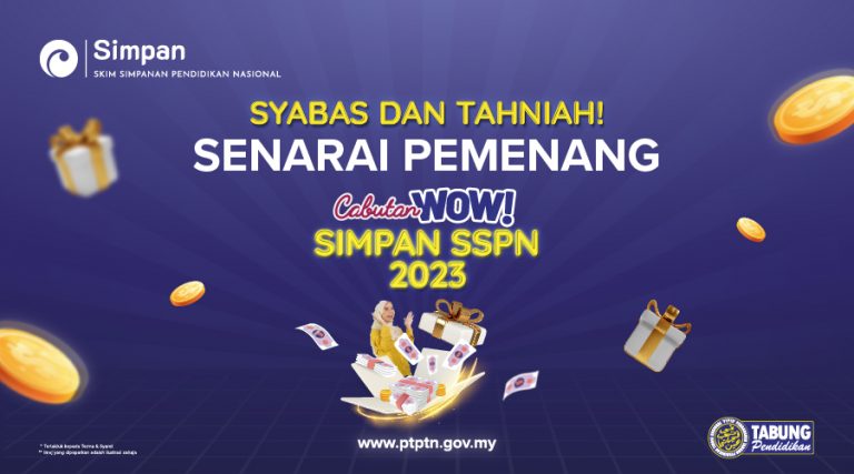 Portal Rasmi PTPTN - Senarai Pemenang Cabutan WOW! Simpan SSPN 2023