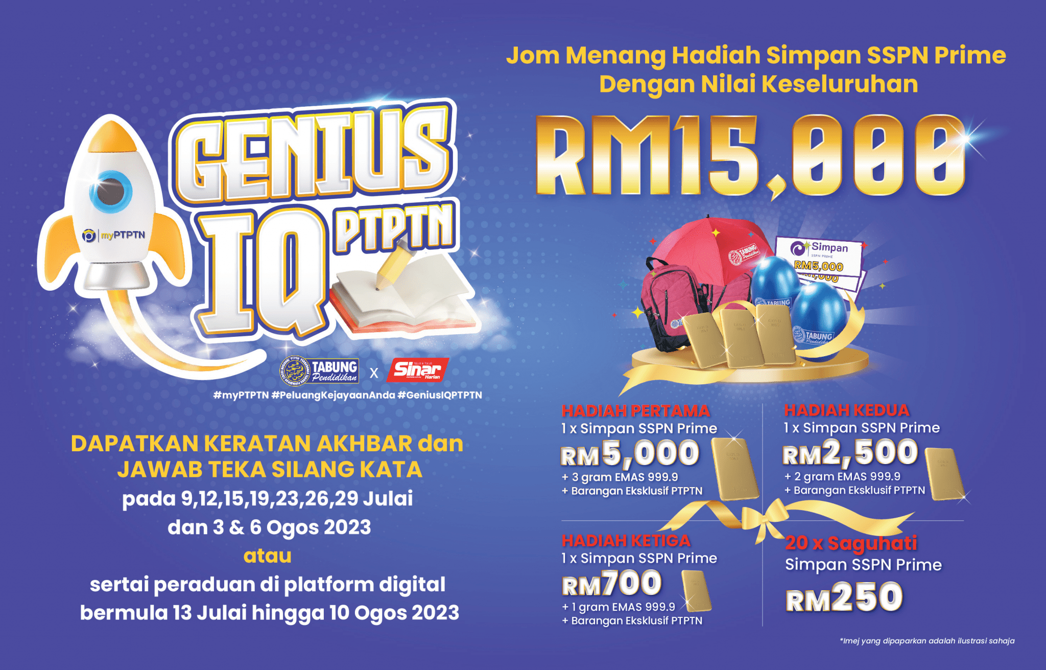 Portal Rasmi PTPTN - Peraduan Genius IQ PTPTN