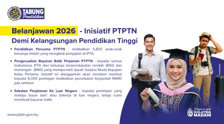 Portal Rasmi PTPTN - Pelaksanaan Inisiatif Belanjawan 2026